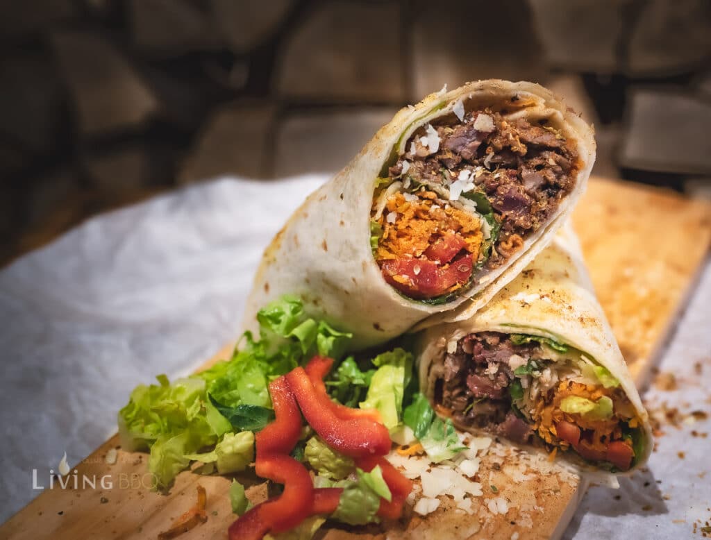 Short Ribs Burrito mit Süsskartoffel Stroh - LivingBBQ.de